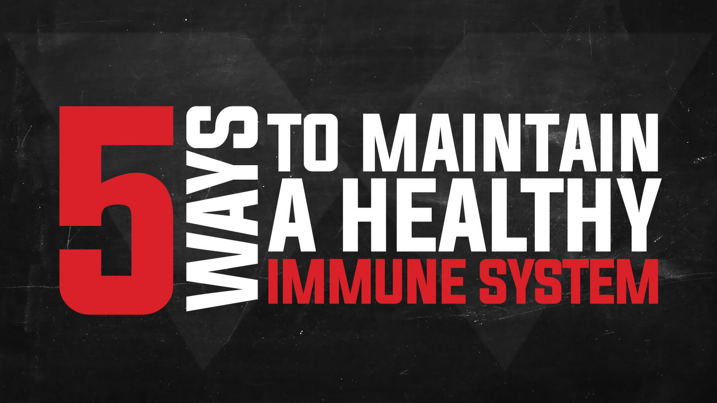 5 Ways to Maintain a Healthy Immune System - Wareing's Gym